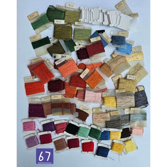 Dmc | Office | 9 Skeins Embroidery Floss Thread Dmc Cards Craft Diy ...